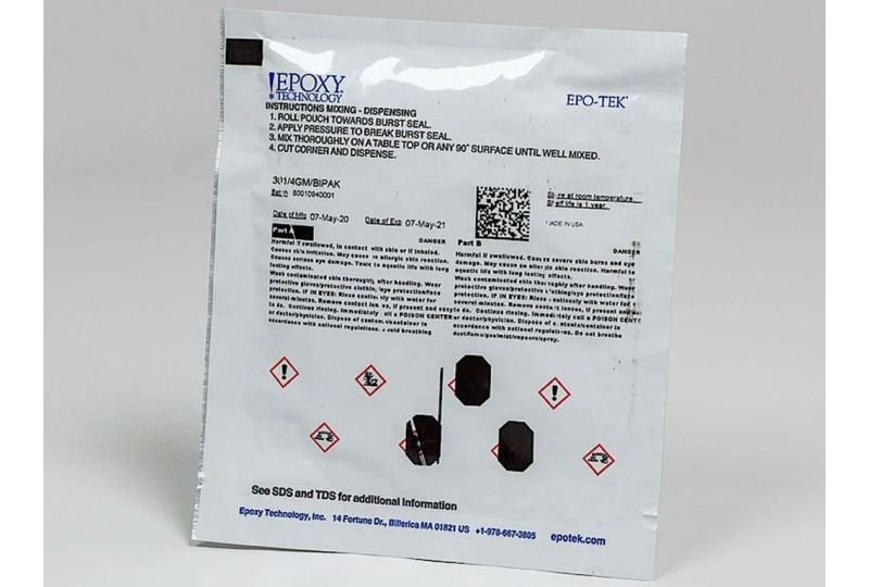 EPOTEK® 301 Spectrally Transparent Epoxy, Room Temp Cure (4g)