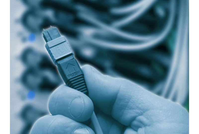 Agilent Latching Connector, Blue (1000um)