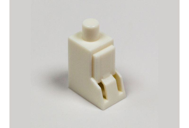 LC Connector Molded Dust Cap - White