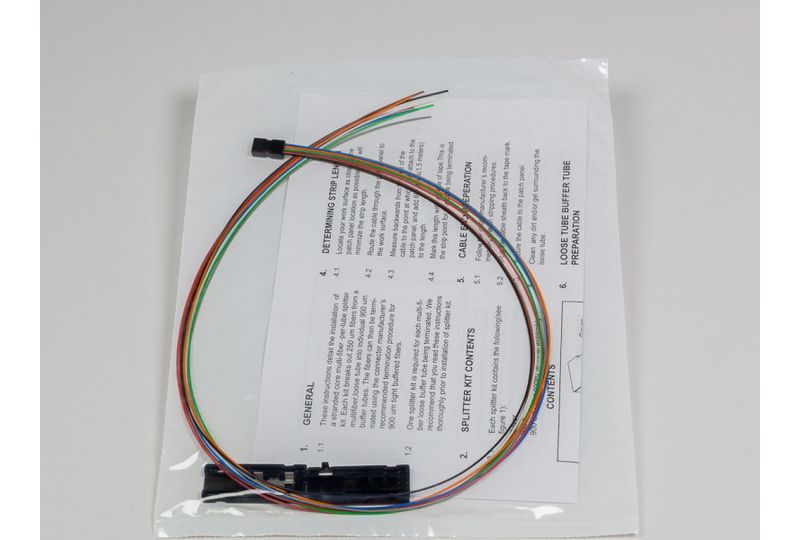 Opticonx 8 Fiber Loose Tube Splitter Kit