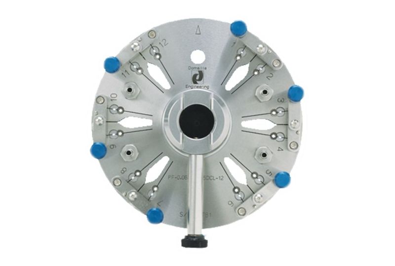 Domaille Dual Cam-Lock 12-Port Polishing Fixture (2 hole sizes)