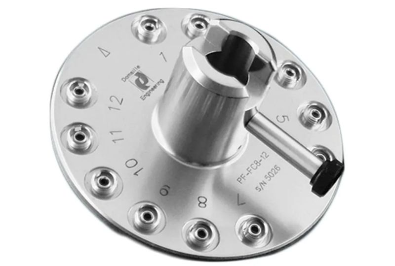 Domaille 12-Port 8° (degree) FC/APC Connector Polishing Fixture