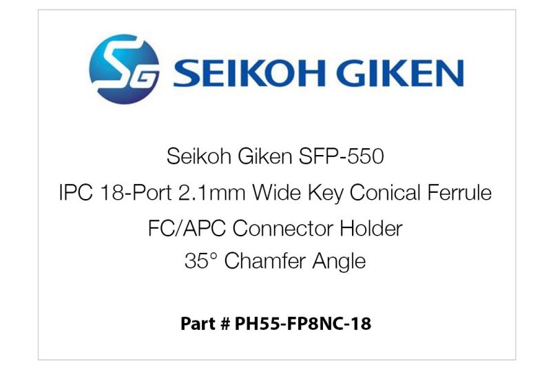 Soporte para conector FC/APC cónico con llave de 550 mm Seikoh SFP-2.1 IPC (18)