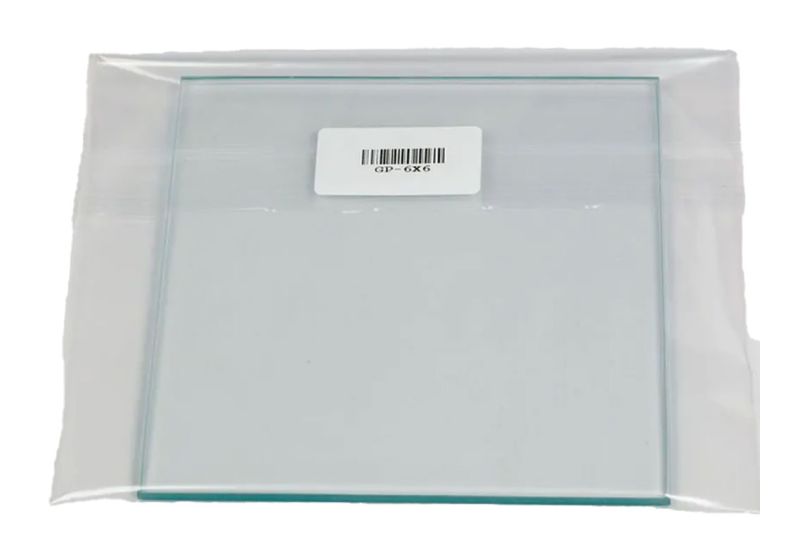 6" x 6" Glass Polishing Plate for Fiber Optic Connectors
