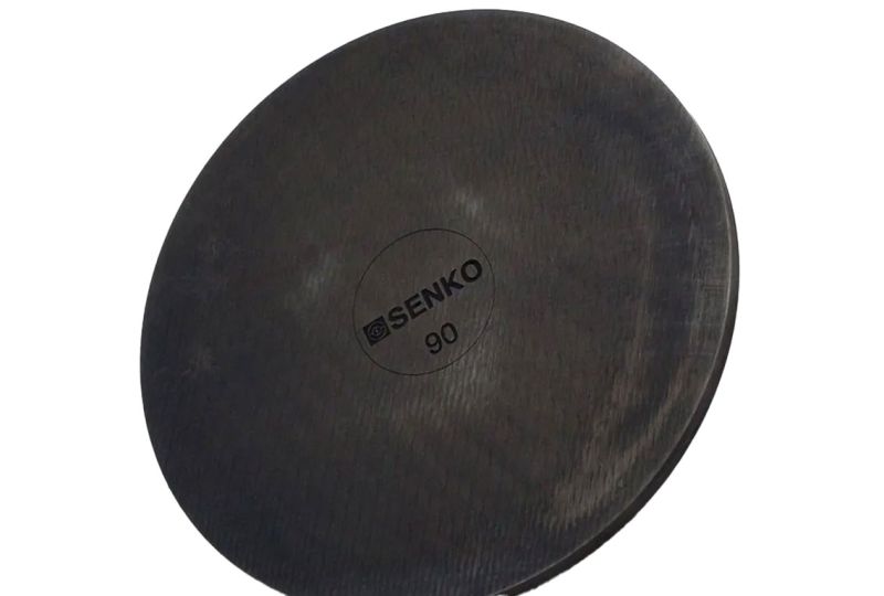 Senko Rubber Polishing Pad - 4" Disc, 90 Durometer
