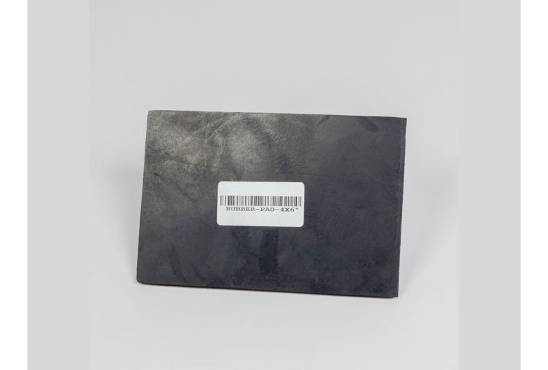 4x6" Rubber Pad, Buna N 70 Durometer