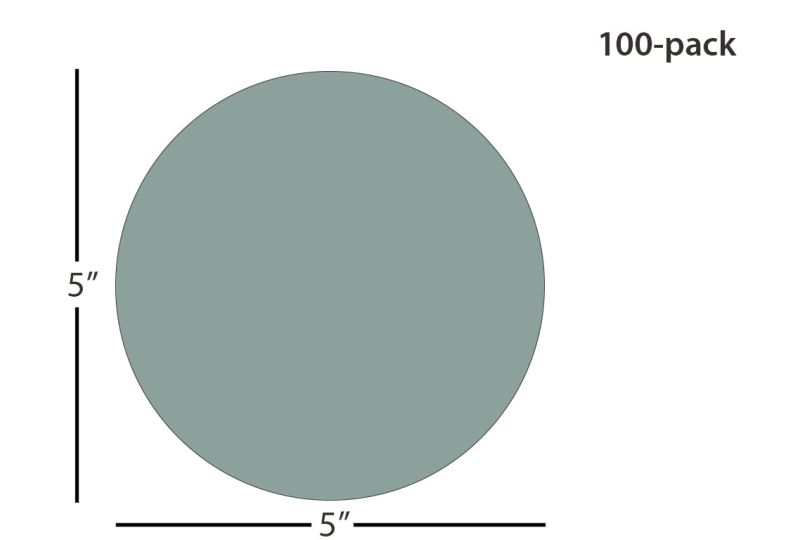 ÅngströmLap Silicon Carbide Lapping Film Disc - 5" 40 Micron