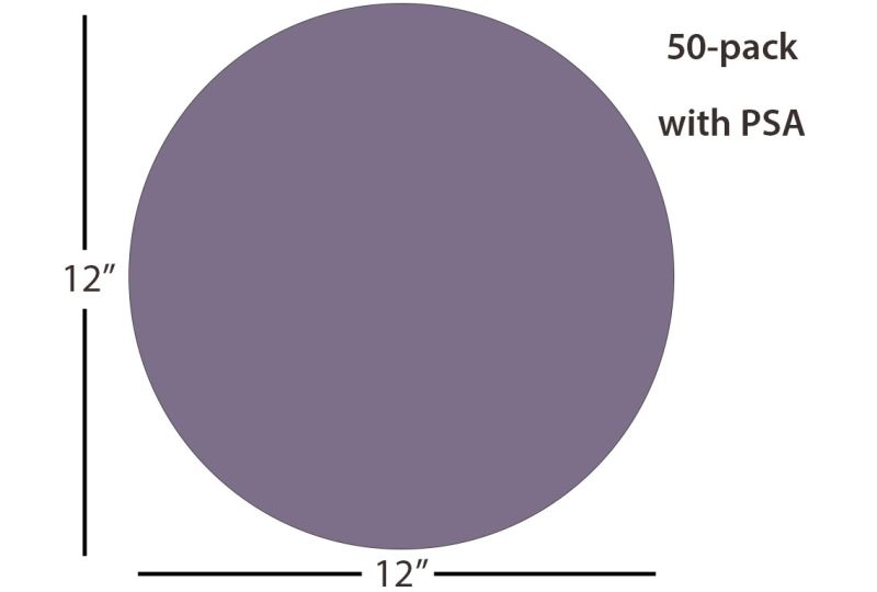 ÅngströmLap Silicon Carbide Lapping Film Disc - 12" 16 Micron, PSA