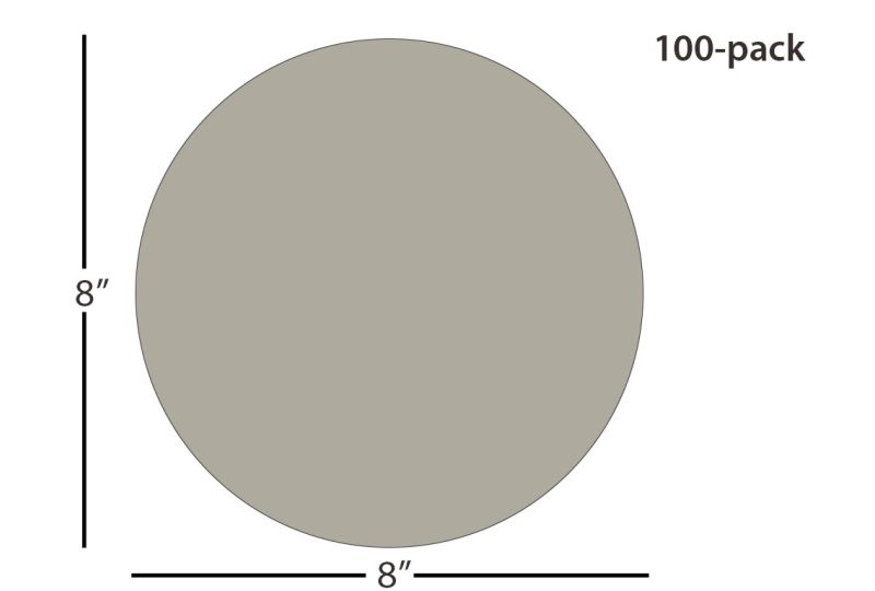 ÅngströmLap Silicon Carbide Lapping Film Disc - 8" 1 Micron