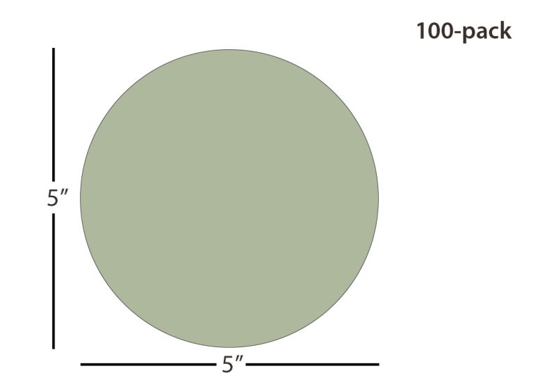ÅngströmLap Silicon Carbide Lapping Film Disc - 5" 5 Micron