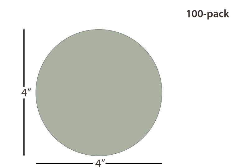 ÅngströmLap Silicon Carbide Lapping Film Disc - 4" 3 Micron