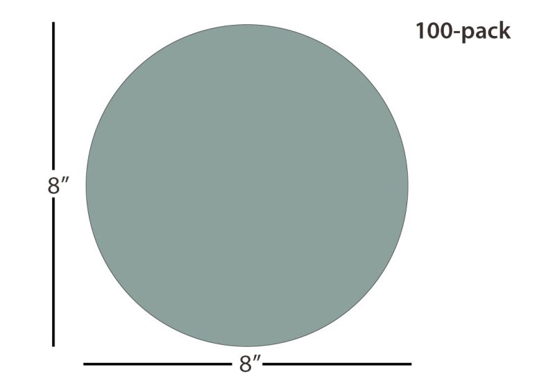 ÅngströmLap Silicon Carbide Lapping Film Disc - 8" 40 Micron