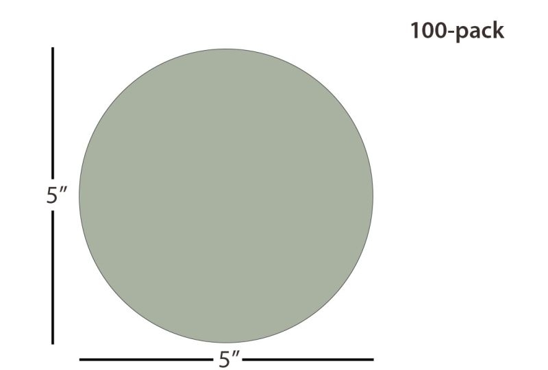 ÅngströmLap Silicon Carbide Lapping Film Disc, 5" 3 Micron