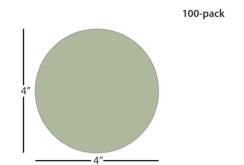 ÅngströmLap Silicon Carbide Lapping Film Disc - 4" 5 Micron
