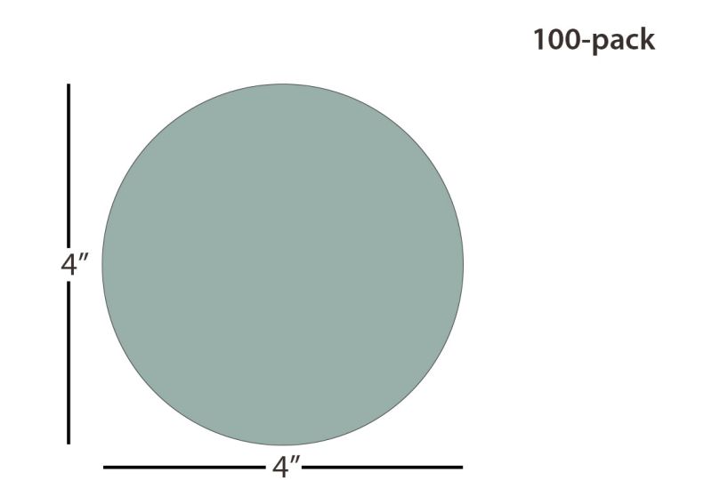 ÅngströmLap Silicon Carbide Lapping Film Disc, 4" 30 Micron