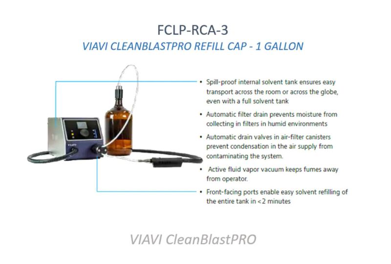 Viavi CleanBlastPRO™ Auto Refill Kit for 1 Gallon Solvent Bottle